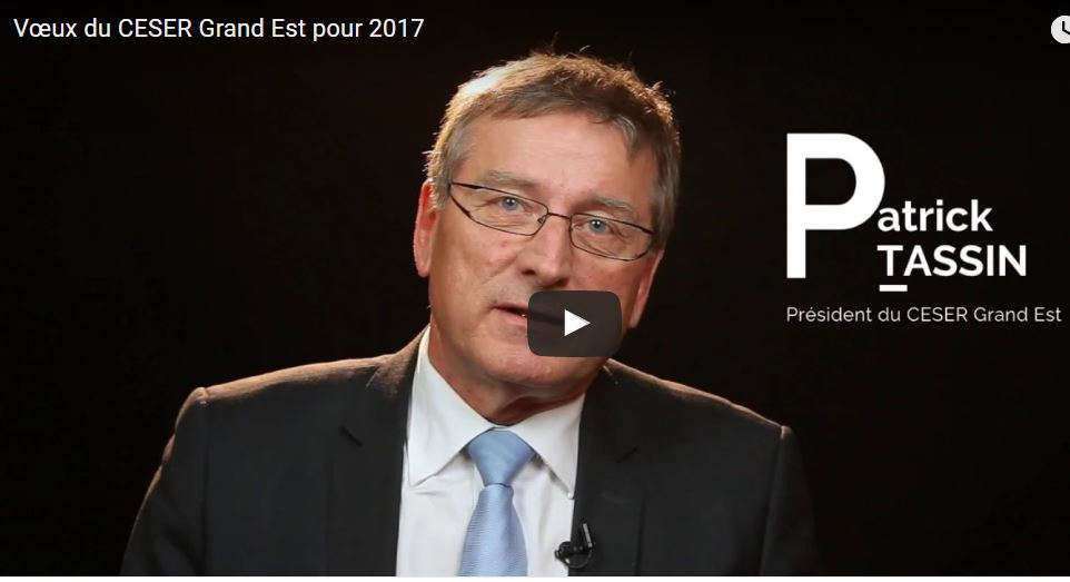 Les voeux du CESER et de son président Patrick Tassin