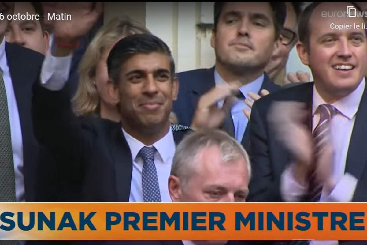 Rishi Sunak Premier ministre du R-U et les autres infos du jour
