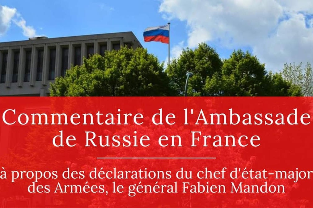 Guerre contre la Russie ? L'ambassade de Russie en France réagit